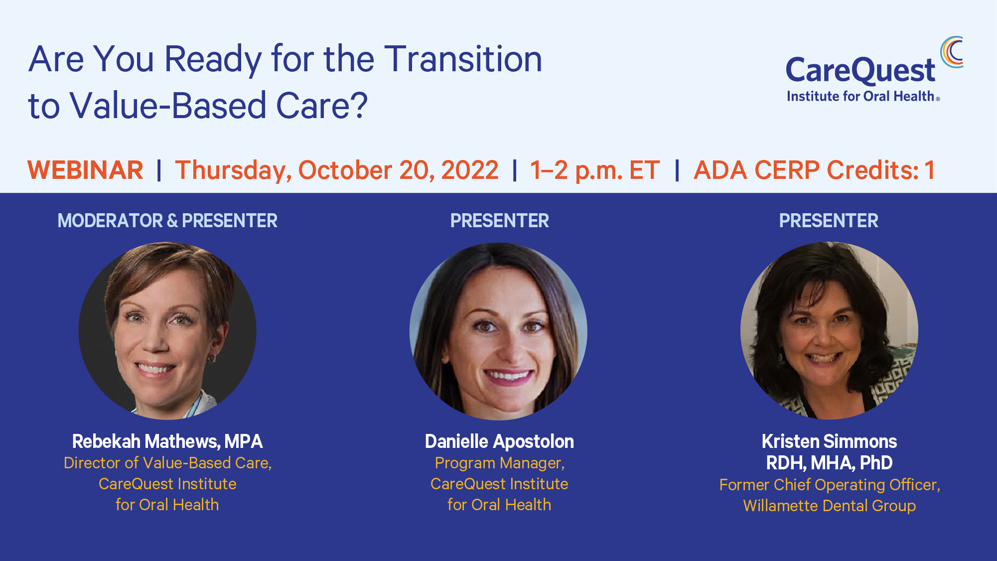 Are You Ready for the Transition to Value-Based Care? | CareQuest Institute for Oral Health